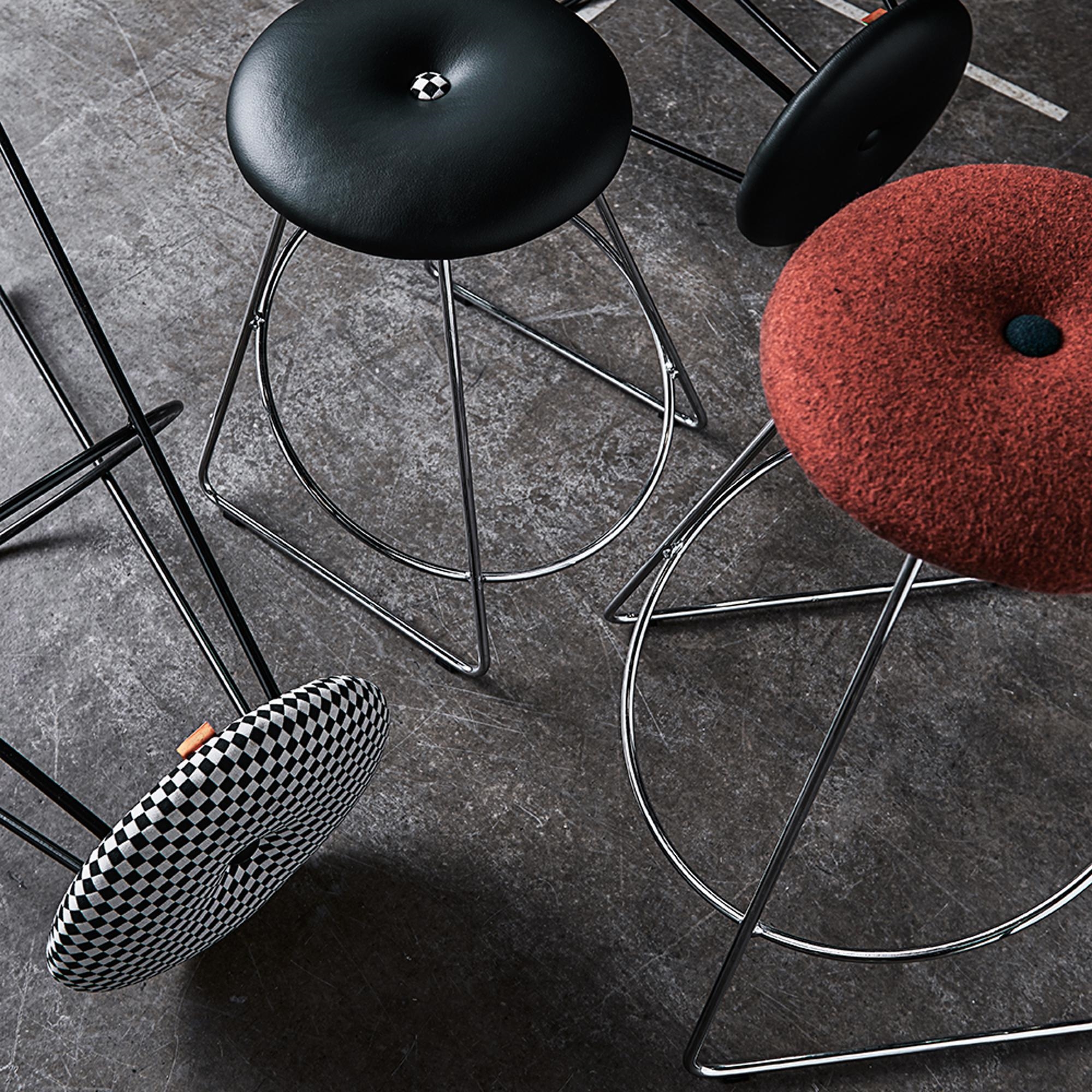 Design By Us Clown Kitchen Barkruk Chroom/ Zwart