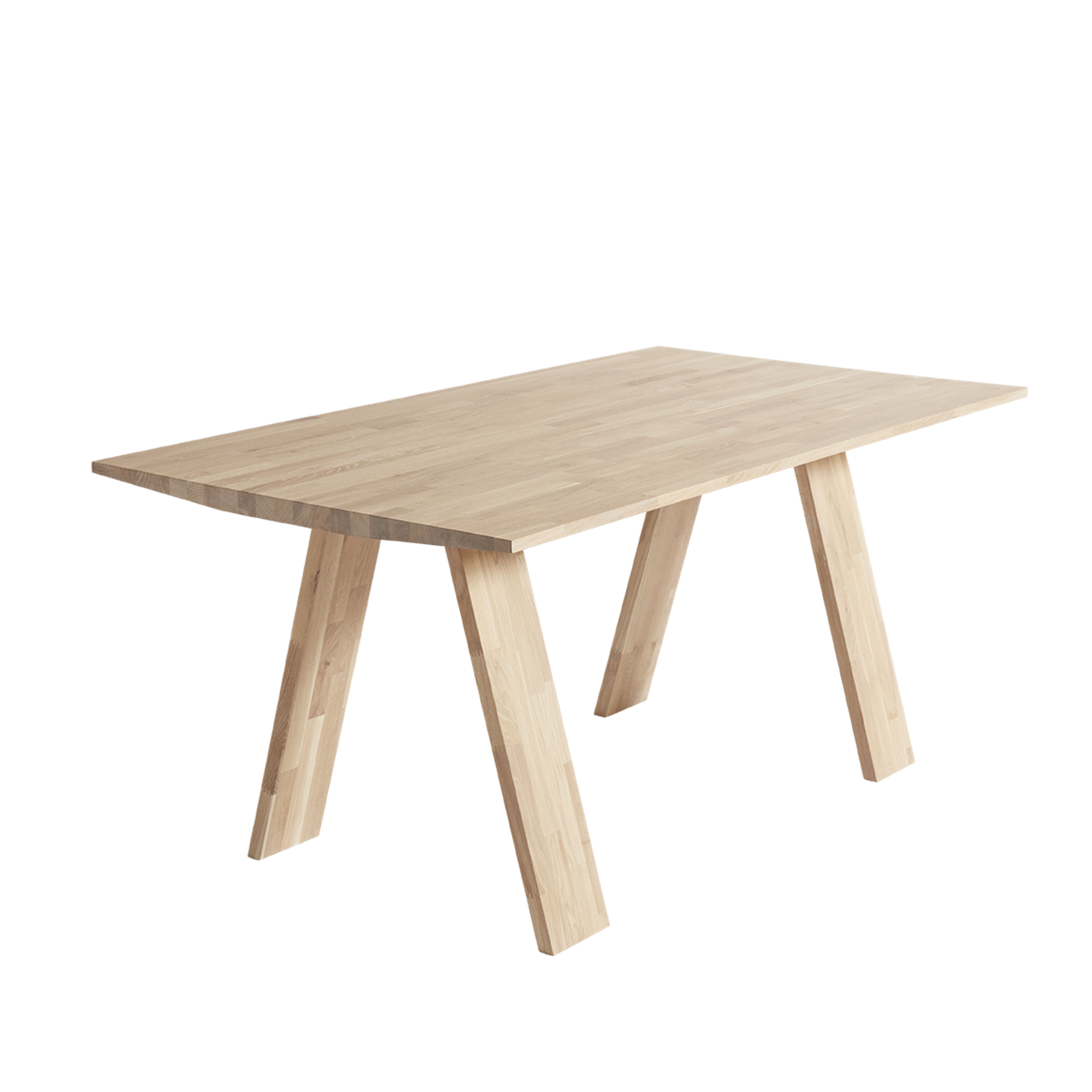 Muubs Hoek Eettafel Eiken Naturel/wit Geolied | AndLight