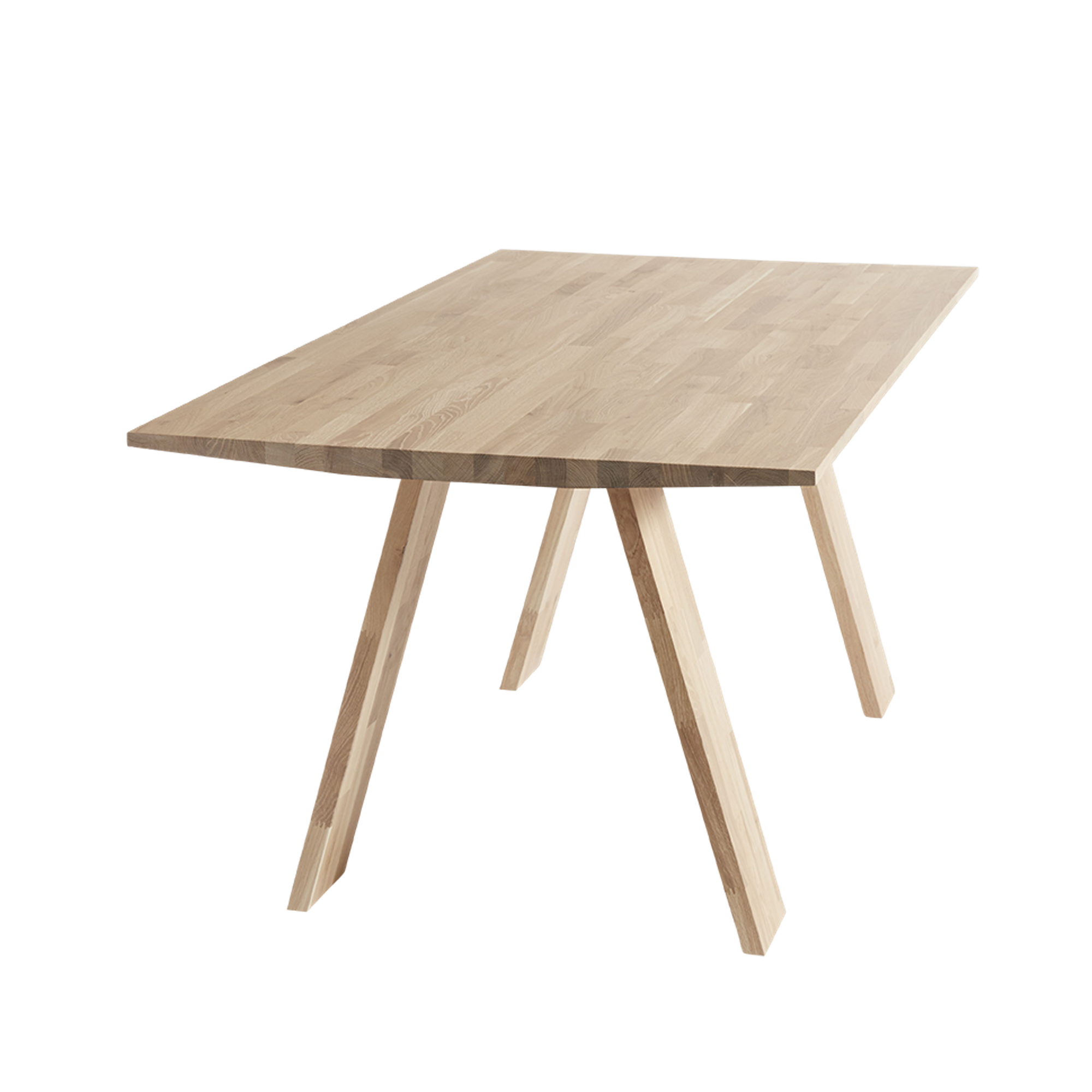 Muubs Hoek Eettafel Eiken Naturel/wit Geolied | AndLight